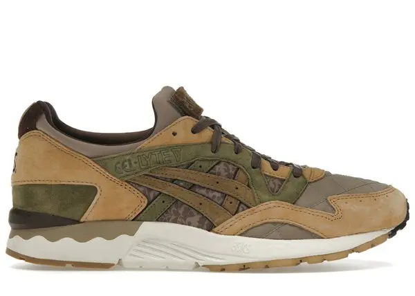Asics Gel-lyte V Sbtg Kicks Lab Phys Ed Sneakers - Sand/green/brown