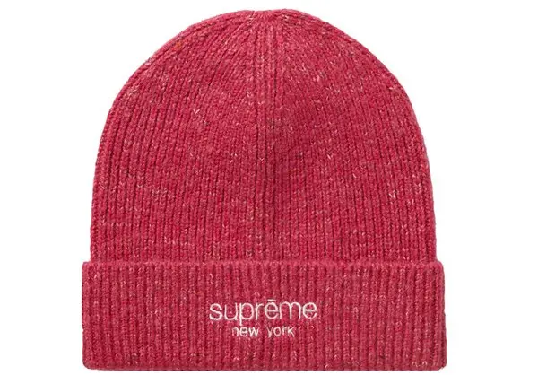 Supreme Rainbow Speckle Beanie - Pink