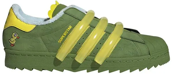 Adidas Superstar 80s Tr Melting Sadness Duck Sneakers - Green/yellow
