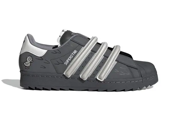 Adidas Superstar 80s Tr Melting Sadness Duck Grey Sneakers - Grey Six/grey One/grey Three