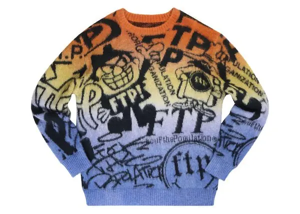 FTP Archive Mohair Sweater - Orange