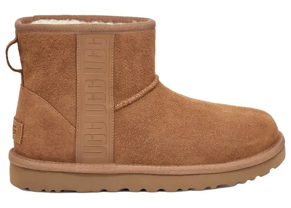 UGG Classic Mini Side Logo Boot - Chestnut
