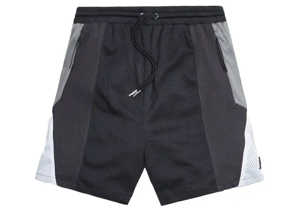 Kith Panelled Mesh Shorts - Battleship