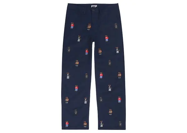 FTP Bear Chino Pant - Navy Blue