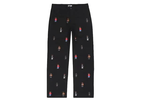 FTP Bear Chino Pant - Black
