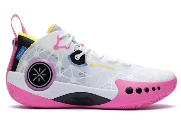 LI-NING Wade Shadow 3 On Court Sneakers - White/pink