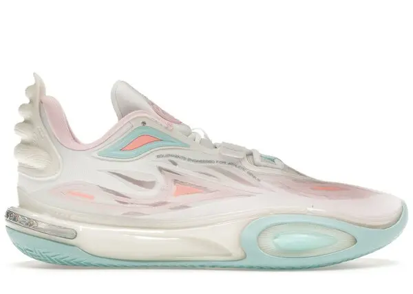 LI-NING Wade All City V2 Family Love Sneakers - White/pink/blue