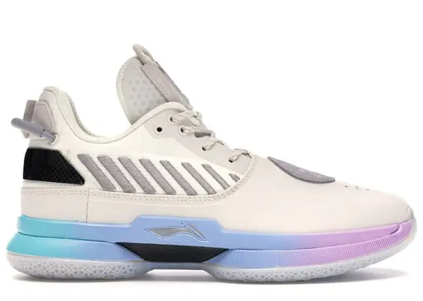 LI-NING Way Of Wade Sneakers - Pearl White/coagulation Snow Grey/blue Violet