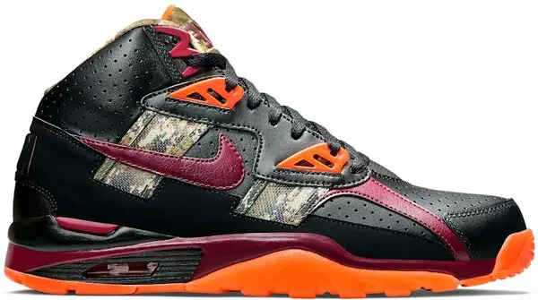 Nike Trainer Sc High Top Sneakers - Black/hyper Crimson/team Red
