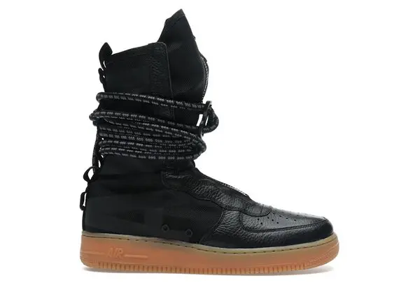 Nike Sf Air Force 1 High Gum - Black/gum Medium Brown