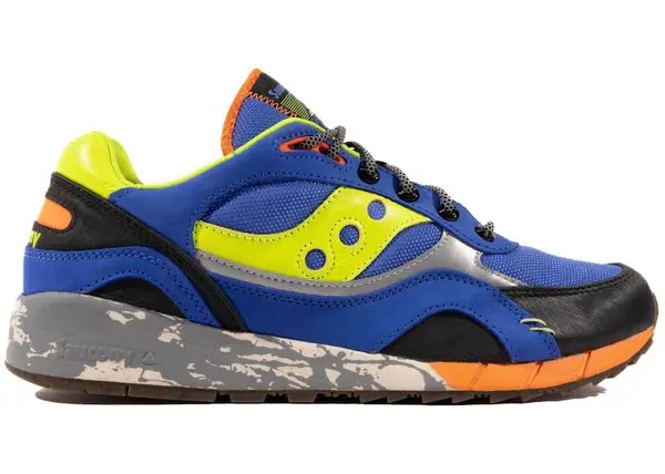 Saucony Shadow 6000 Trail Sneakers - Blue/lime/black