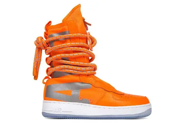 Nike Sf Air Force 1 High - Total Orange/white
