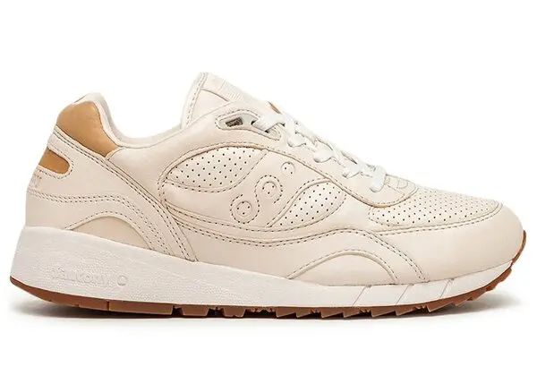 Saucony Shadow 6000 Veg Tan Leather Sneakers