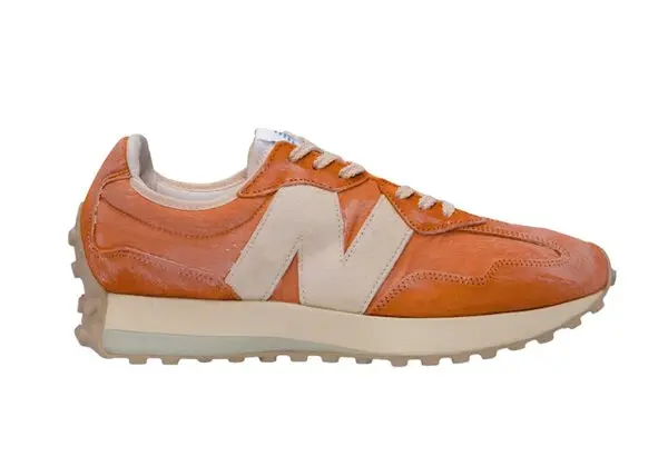 NEW BALANCE 327 Vintage Lux Sneakers - Vintage Orange/white
