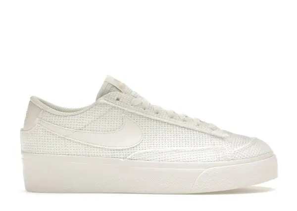 Nike Blazer Low Platform Woven Sneakers - Summit White/fossil