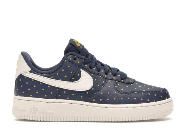 Nike Air Force 1 Low Sneakers - Thunder Blue/yellow Ochre/phantom