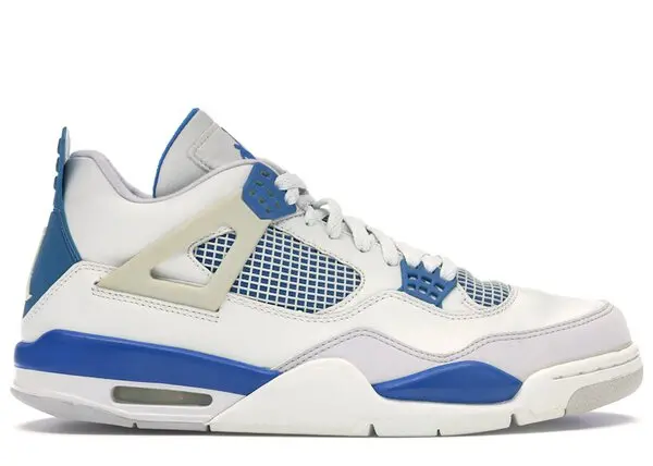 JORDAN 4 Retro 2006 Sneakers - White/military Blue/neutral Grey