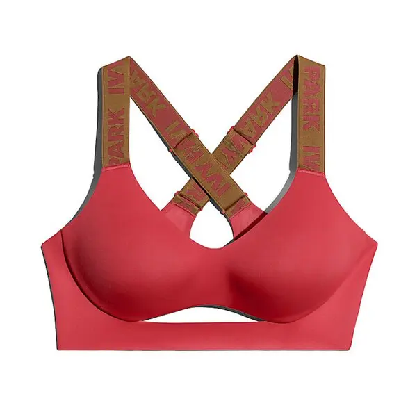 Adidas Ivy Park Cutout Medium Support Bra - Real Coral