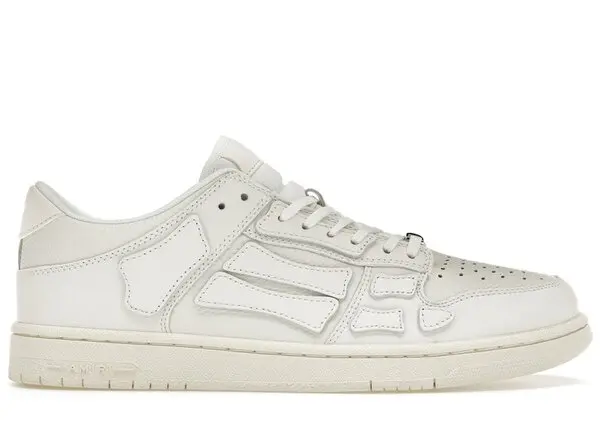 Amiri Skel Top Low Vintage Sneakers - White/white Vintage