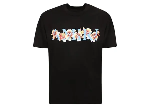 Amiri Logo Printed Crewneck Sweat-shirt T-shirt