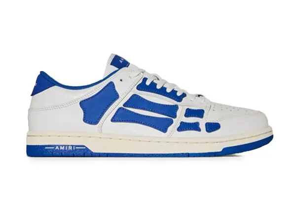 Amiri Skel Top Low Sneakers - White/blue