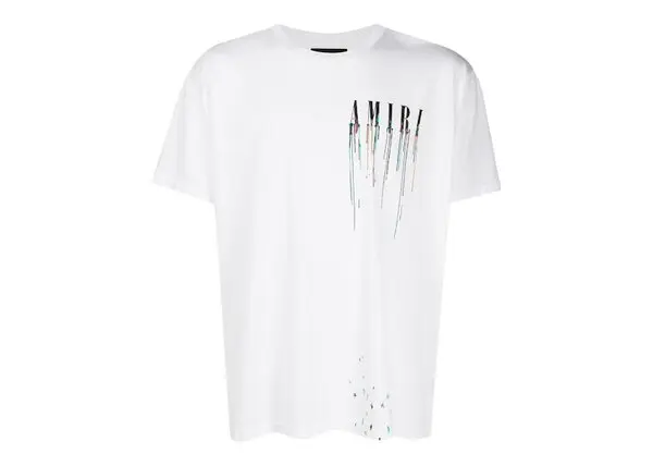 Amiri Paint Drip Core Logo T-shirt - White