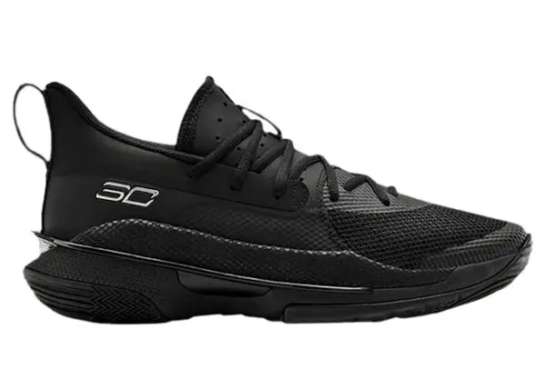 Under Armour Curry 7 Team Sneakers - Black/metallic Silver