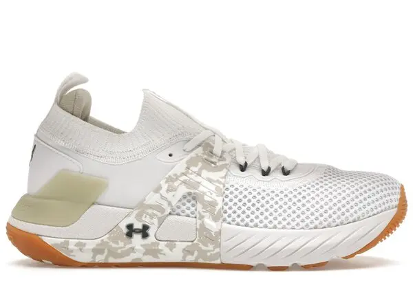 Under Armour Project Rock 4 Camoin Sneakers - White/pitch Grey