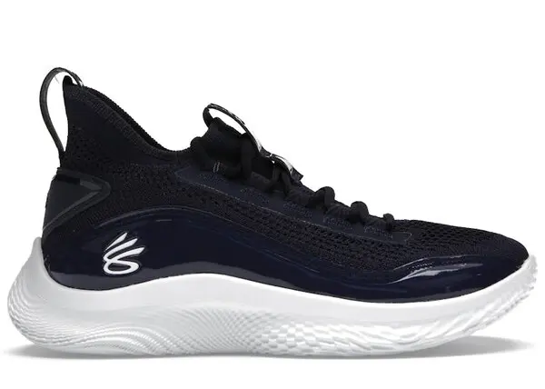 Under Armour Curry Flow 8in Sneakers - Navy Blue/white