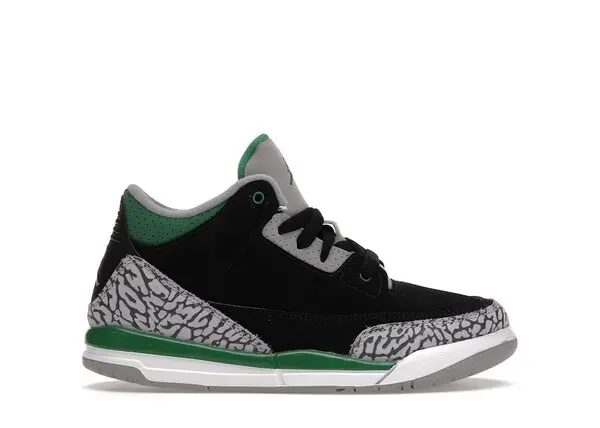 JORDAN 3 Retro Pine Green Ps - Black/silver/white