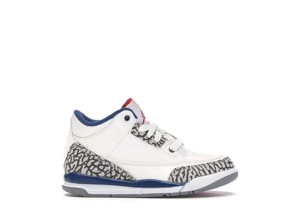 JORDAN 3 Retro Sneakers - White/varsity Red/true Blue