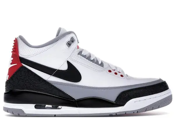 JORDAN 3 Retro Tinker Hatfield Sneakers - White/black/fire Red