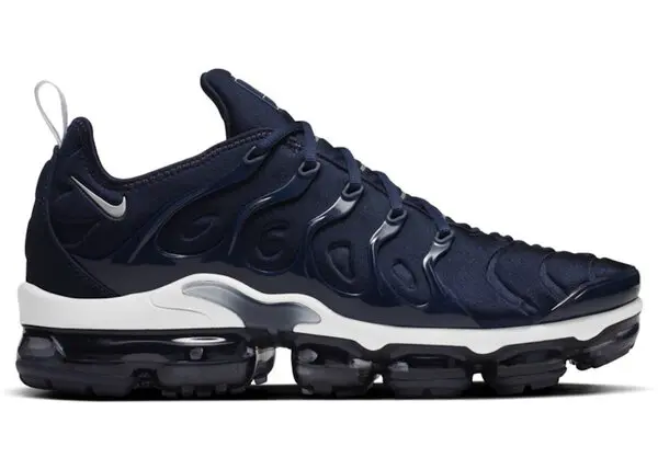 Nike Air Vapormax Plus Sneakers - Midnight Navy Blue/metallic Silver/white