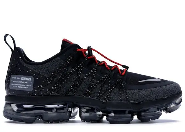 Nike Air Vapormax Run Utility Sneakers - Black/reflect Silver/anthracite