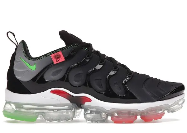 Nike Vapormax Plus Worldwide Sneakers - Black/flash Crimson/metallic Silver