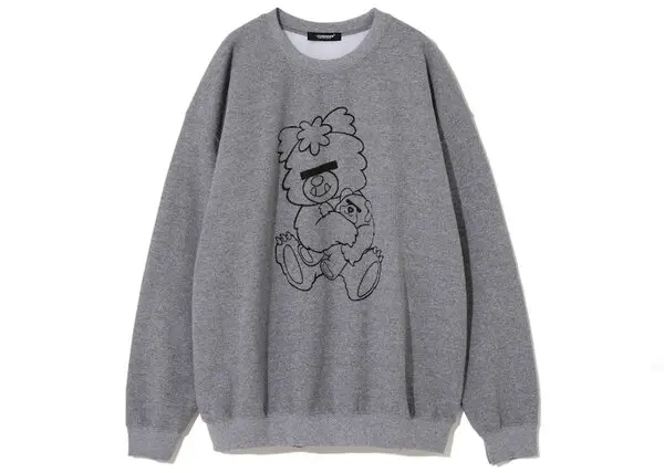 UNDERCOVERISM X Verdy Visty Bear Crewneck Sweatshirt - Top Grey