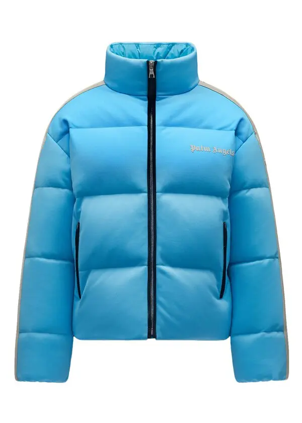 Moncler X Palm Angels Rodman Short Down Jacket - Light Blue White