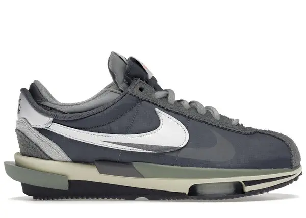 Nike Zoom Cortez Sp Sacai Sneakers - Iron Grey/dark Grey/white