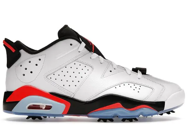 JORDAN Retro Low Golf Infrared - White/infrared 23/black