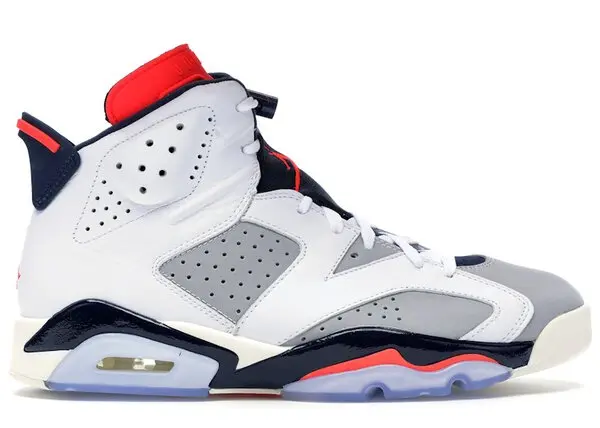 JORDAN 6 Retro Tinker Sneakers - White/infrared 23/neutral Grey