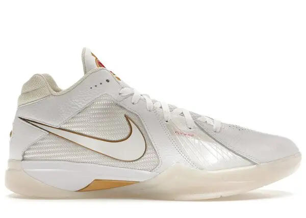 Nike Kd 3 Retro - White/metallic Gold/light Bone