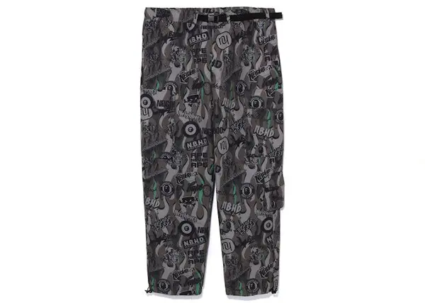 BAPE X Neighborhood Pocket Track Pants - Green