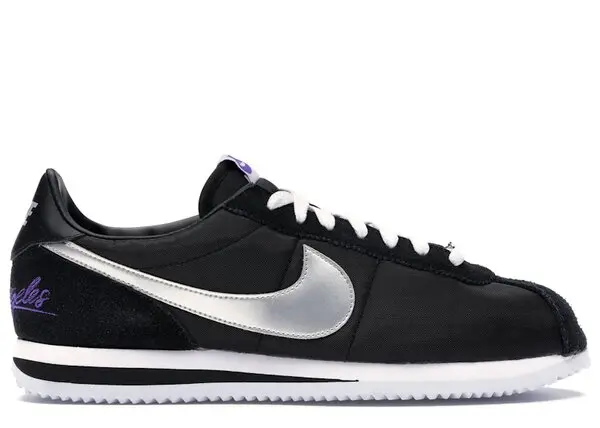 Nike Cortez Los Angeles Sneakers - Black/metallic Silver/white