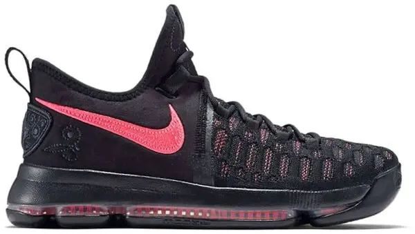 Nike Kd Aunt Pearlin Sneakers - Black/hot Punch
