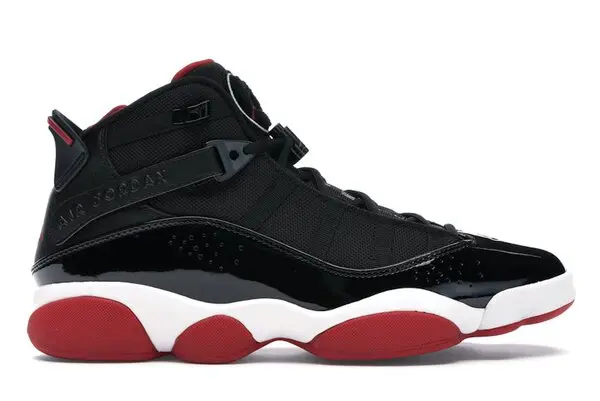 JORDAN 6 Rings Sneakers - Black/varsity Red/white