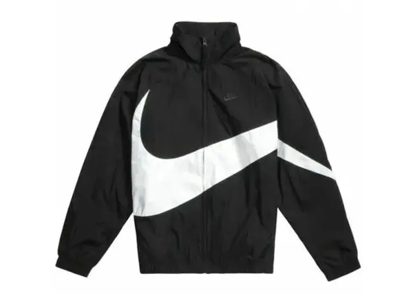 Nike Big Swoosh Woven Statement Jacket - Black