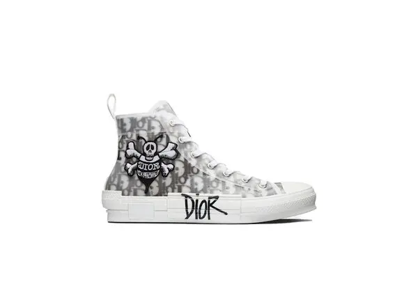 Dior And Shawn B23 High-top Sneakers - Black/white