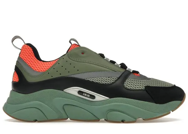 Dior B22 Sneakers - Orange/olive
