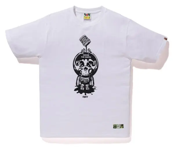 BAPE X Obey Baby Milo Tee Shirt - White