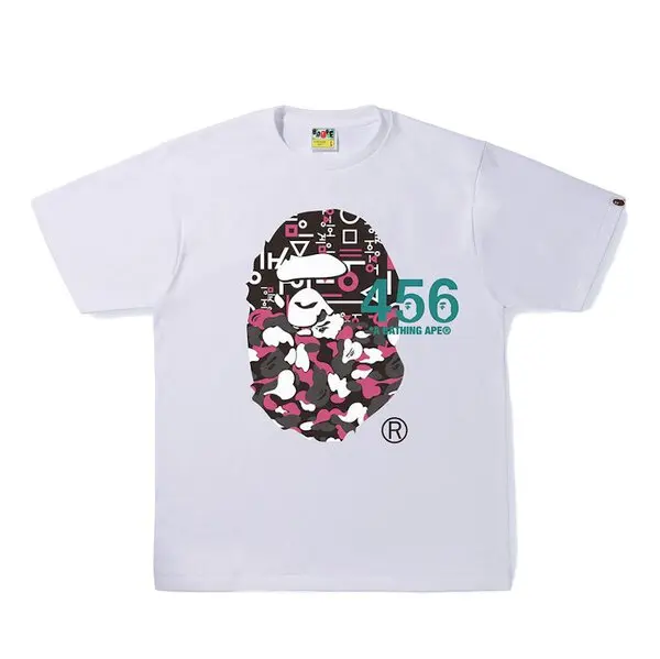 BAPE X Squid Game Ape Head Tee Shirt - White